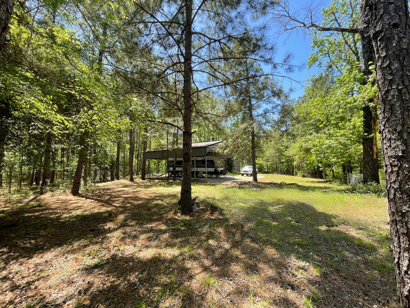 5.7 Acres Unrestricted Totally Hidden with Turn-Key RV Pad & Overhang ...